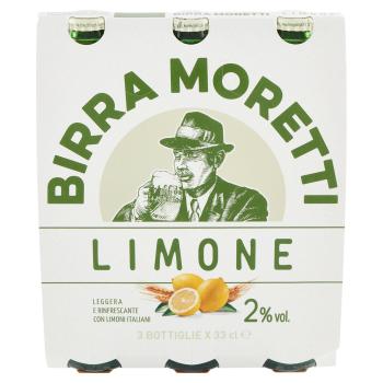 Birra Moretti Lemon Flavor 3x33cl – EPI Export Prodotti Italiani